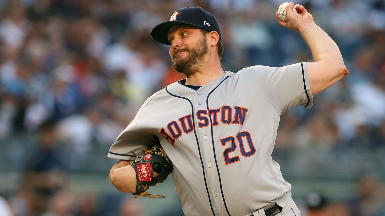 Astros go with all right-handed pitchers for ALCS; lefty Wade Miley not ...
