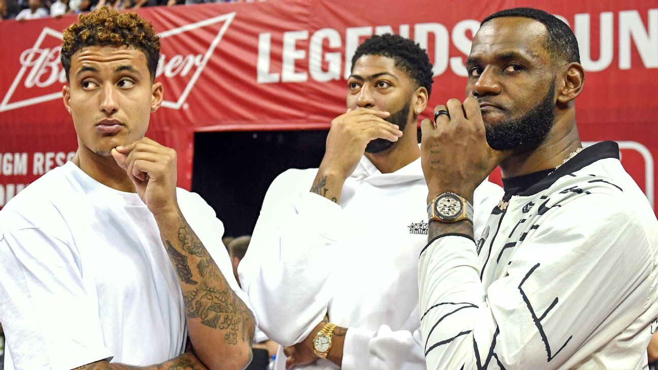 LeBron James, Kyle Kuzma shrug off speculation of rift after trainer's ...