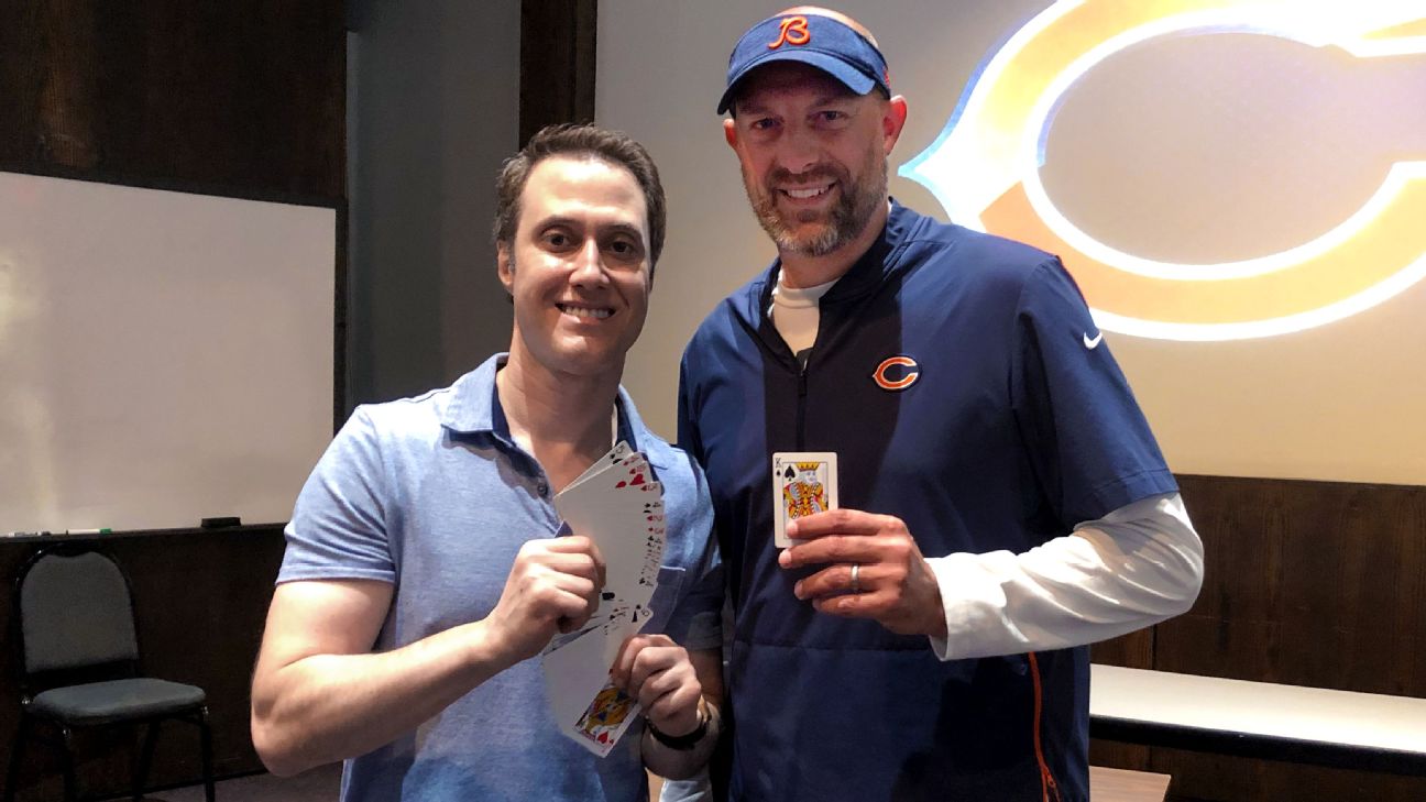 Magicians and dance parties: Matt Nagy bringing fun to the Chicago ...
