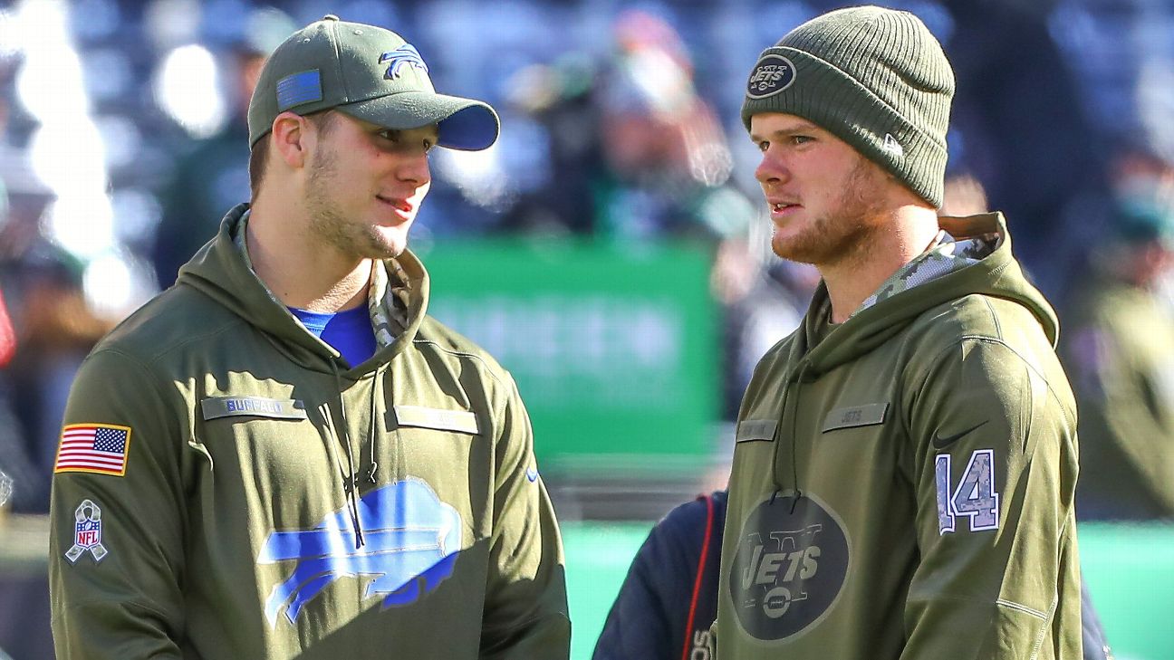 Kyle Allen, Sam Darnold, Josh Allen benefit from joint workouts - ABC7 ...