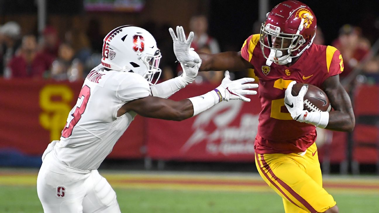 USC wideout Williams enters transfer portal - ABC7 Los Angeles