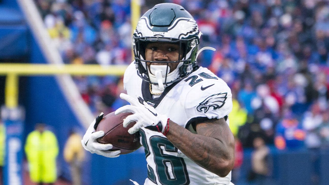 Philadelphia Eagles say running back Miles Sanders is week-to-week with ...