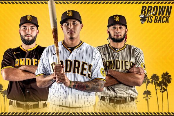 San Diego Padres unveil new uniforms with brown-and-gold color scheme ...