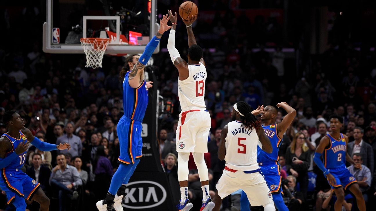 Paul George again comes up clutch for Clippers against former team ...