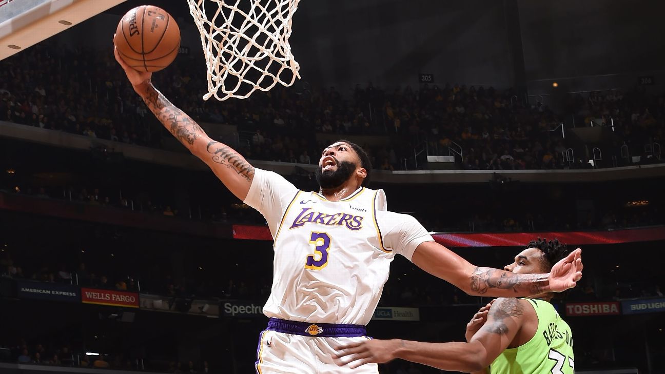 Anthony Davis says Lakers trio urged 50-point effort - ABC7 Los Angeles