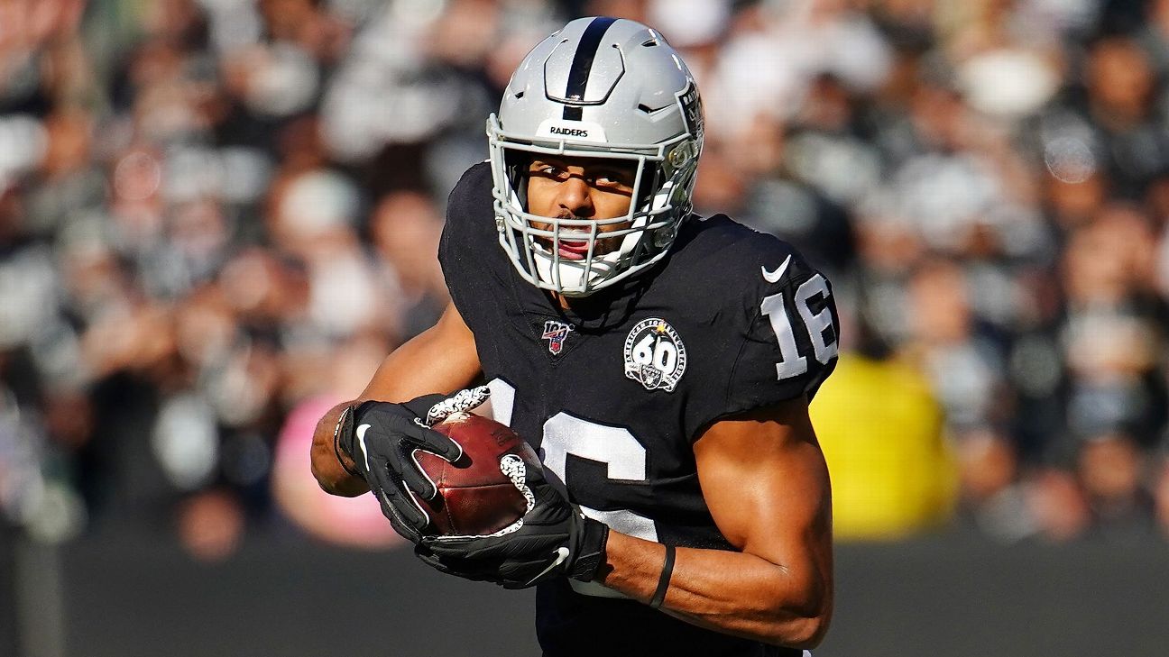 Las Vegas Raiders place WR Tyrell Williams on season-ending IR - ABC7 ...
