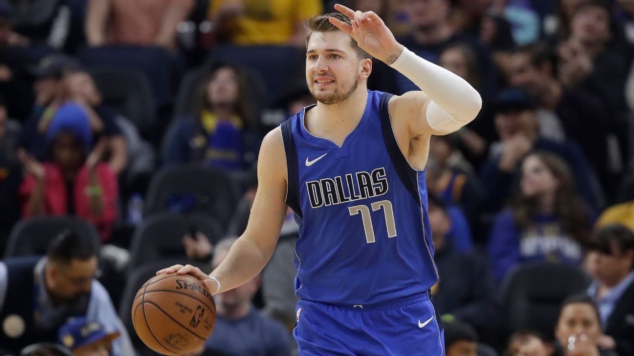 Mavericks, led by Luka Doncic, light up Warriors with franchise-record ...