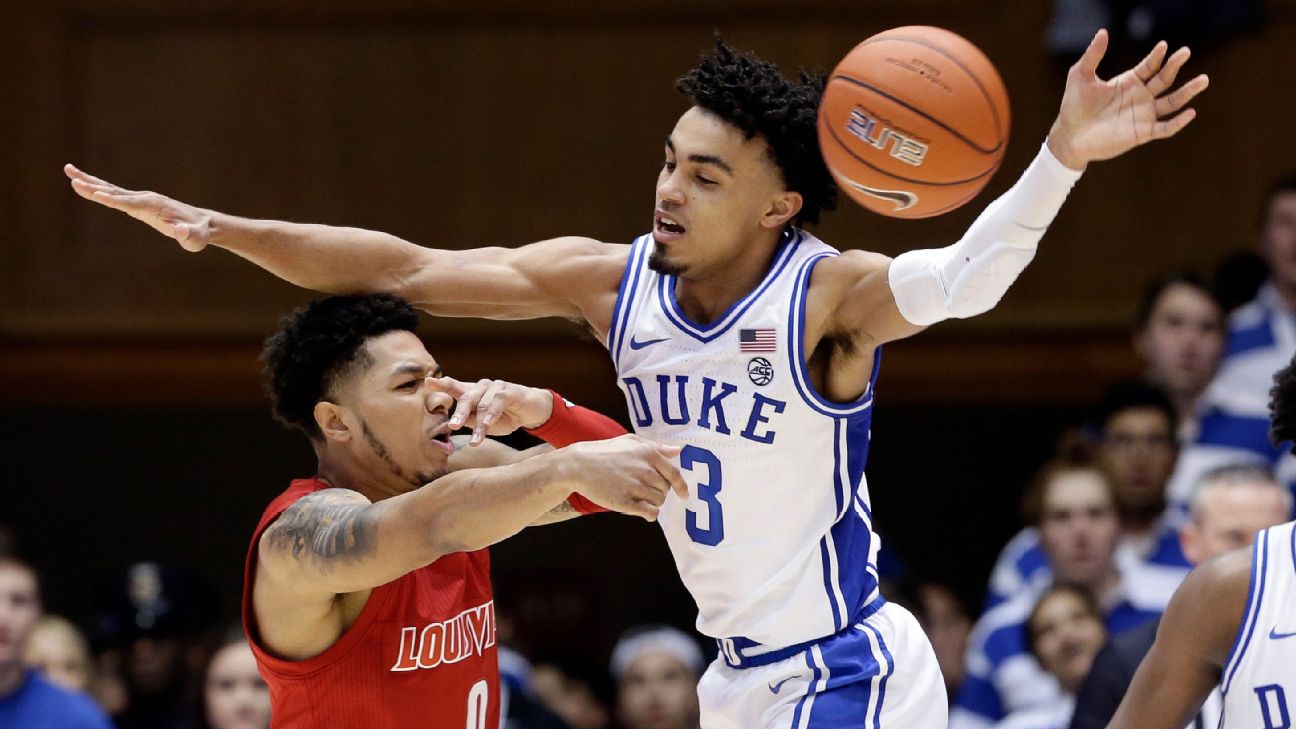 College Basketball Power Rankings: Duke falls after win streak ends ...