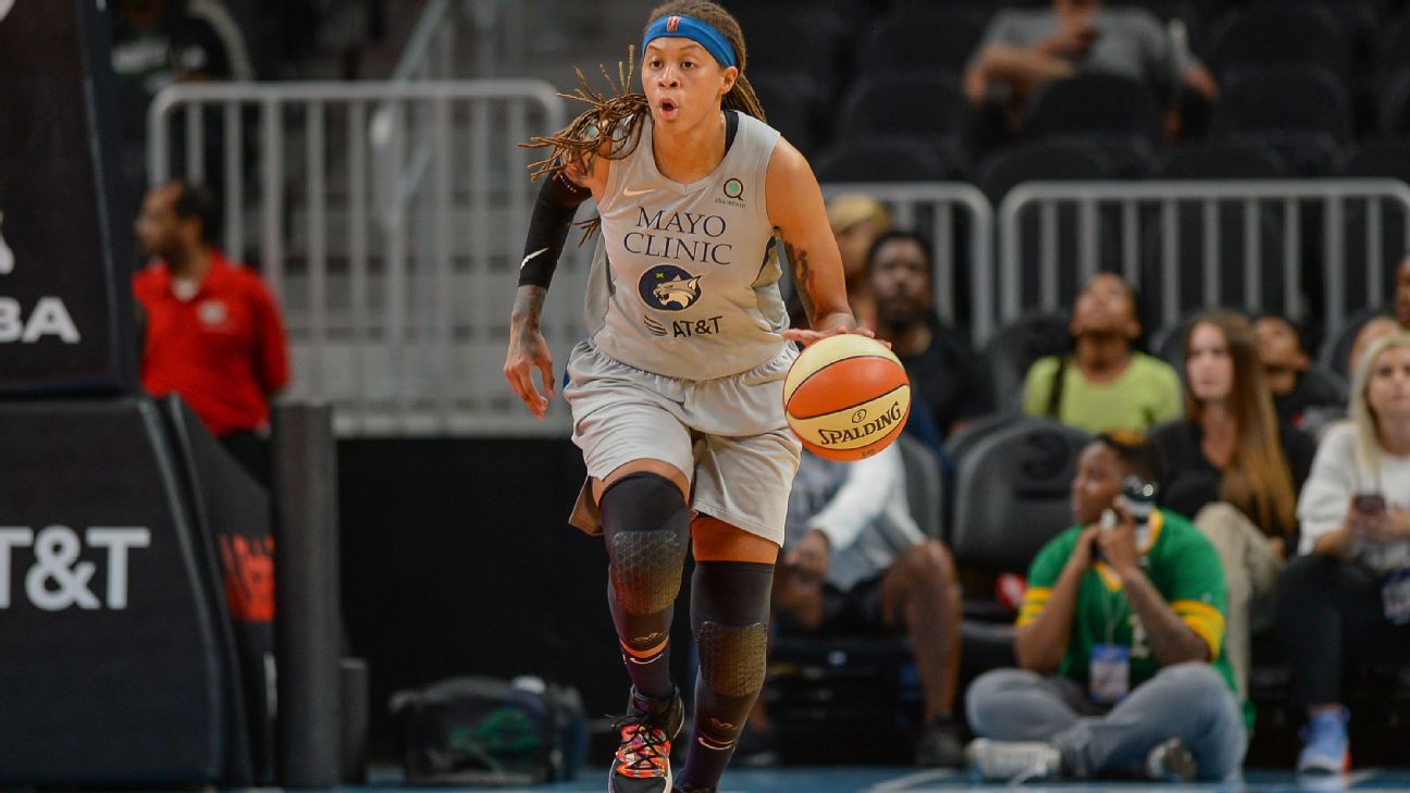 Lynx legend Seimone Augustus signs with Sparks as free agent - ABC7 Los ...