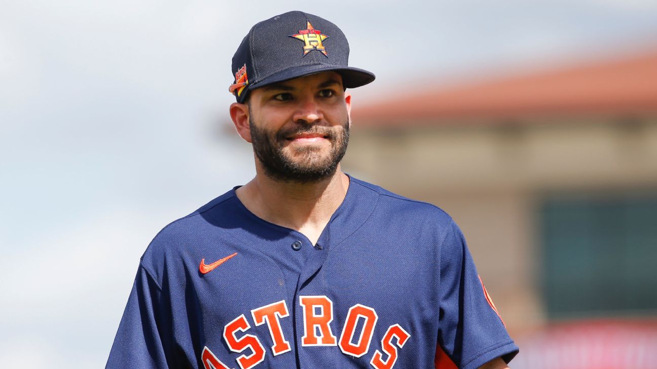 Jose Altuve grazed by pitch, Astros booed in first away game of spring ...