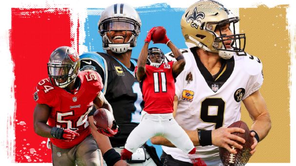 NFL all-decade: Best player on each NFC South team, every position ...