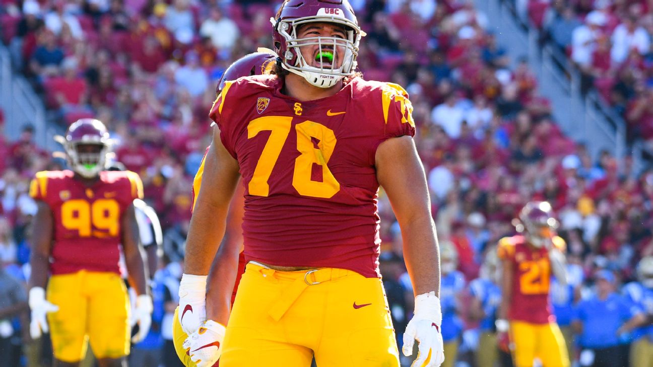 USC's Jay Tufele opts out of season to prepare for NFL draft - ABC7 Los ...