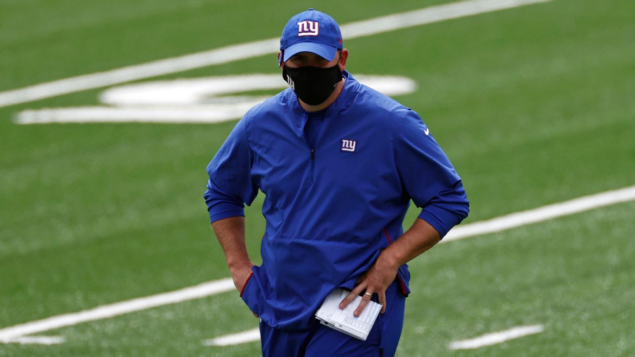 New York Giants coach Joe Judge rips team's effort, restarts practice ...