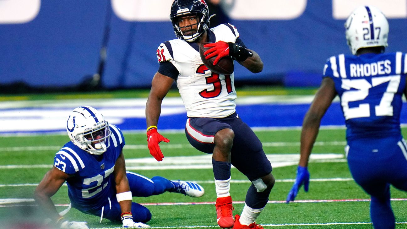 David Johnson reworks deal for 2021 with Houston Texans, source says ...