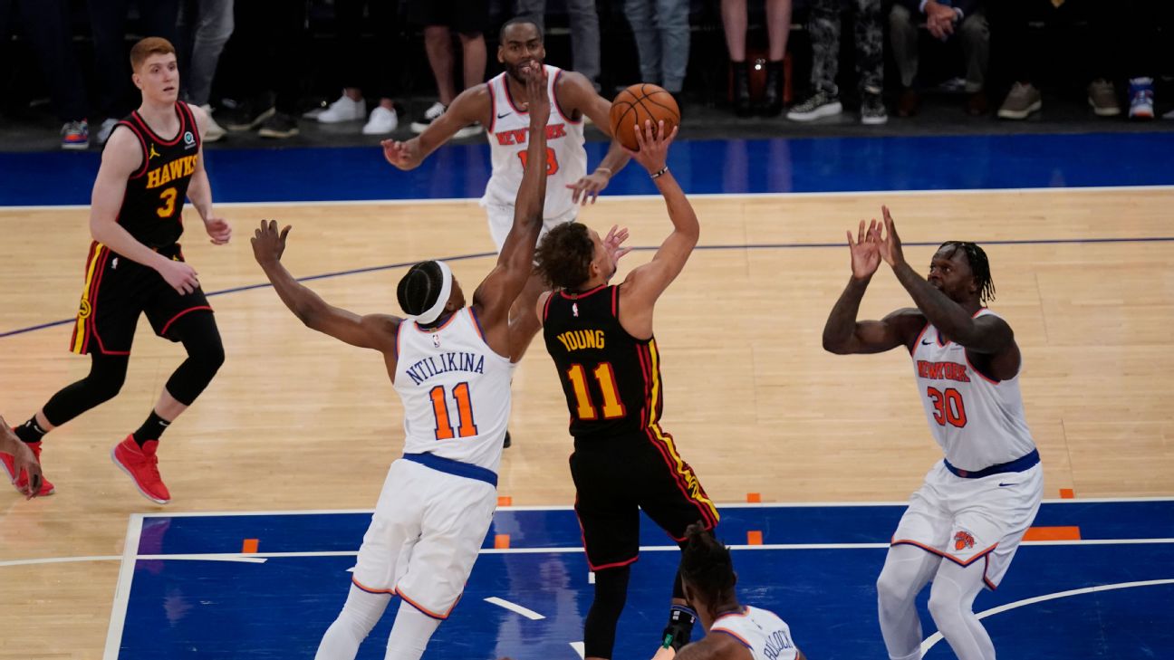 Atlanta Hawks' Trae Young silences raucous Madison Square Garden crowd ...