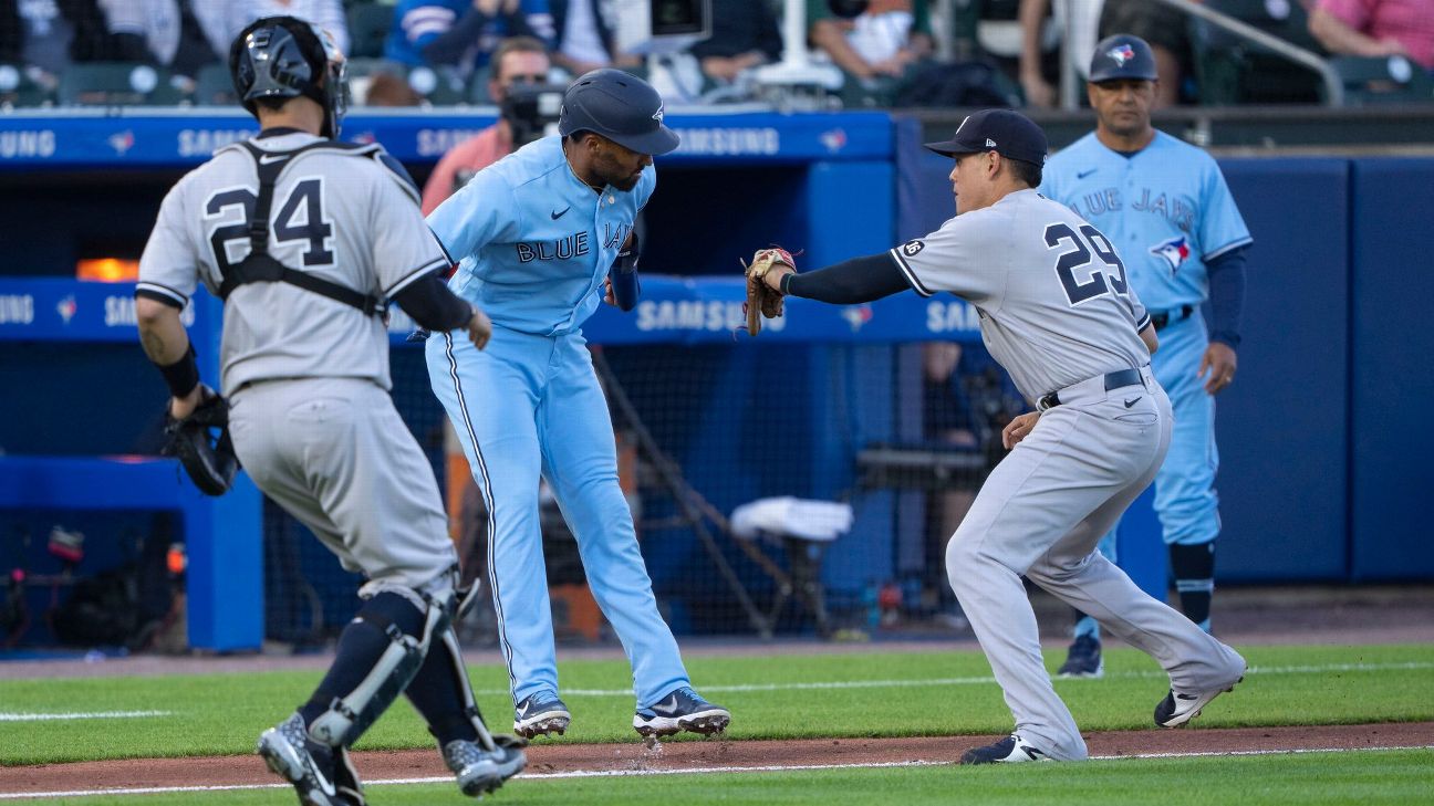 Yankees turn a triple play you've never seen before - ABC7 New York