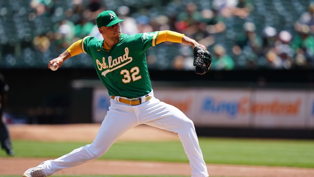 Athletics recall James Kaprielian from Triple-A Las Vegas - ABC7 San ...