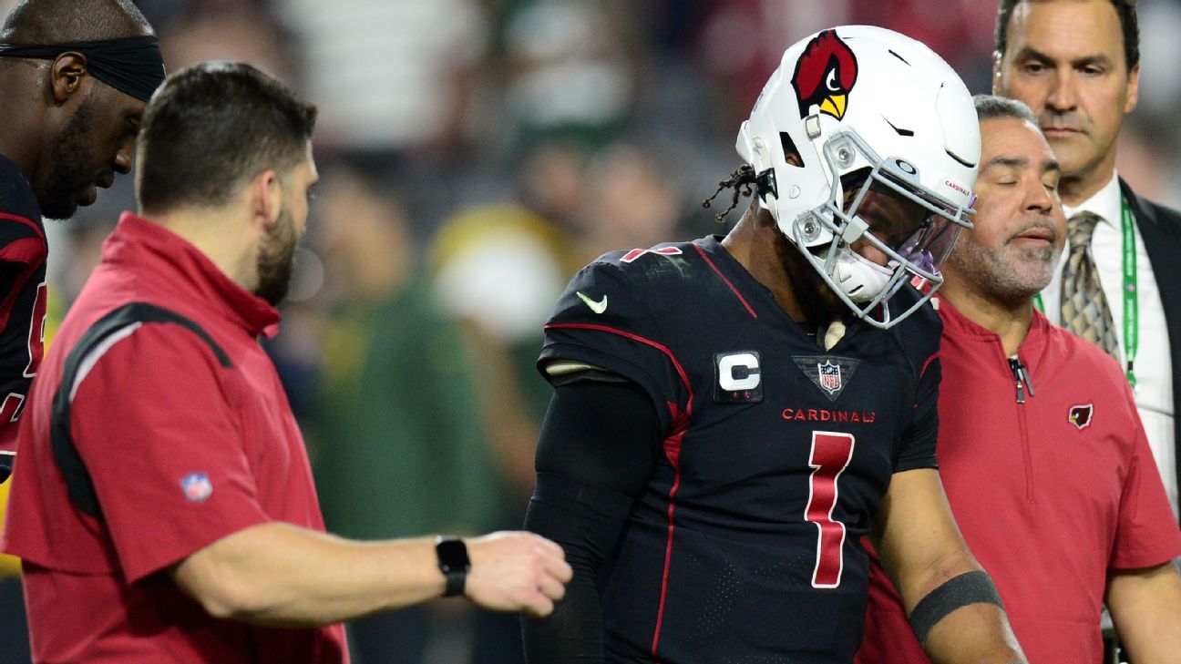 Week 10 NFL injury updates - News on Kyler Murray, Aaron Rodgers, Alvin ...