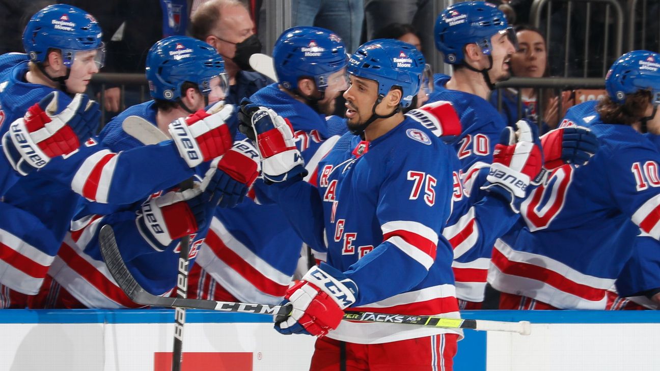 Ryan Reaves, New York Rangers, 'proving to the league that we're a ...