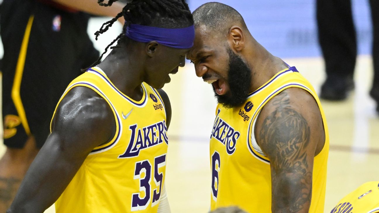 How the Lakers came to serenade LeBron James with goat bleats - ABC7 ...