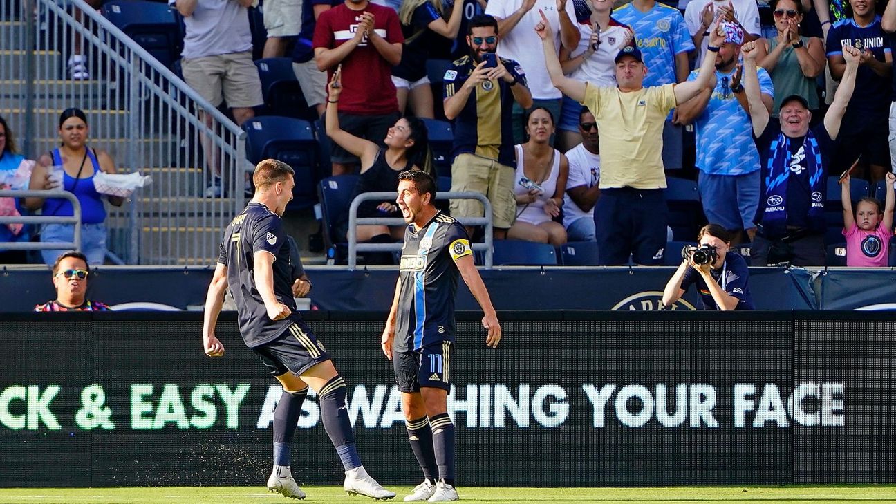Cory Burke lifts Philadelphia Union over New York City FC into first ...