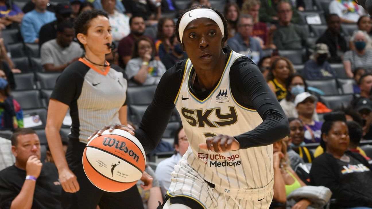 Three Chicago Sky players named reserves for WNBA All-Star Game ...