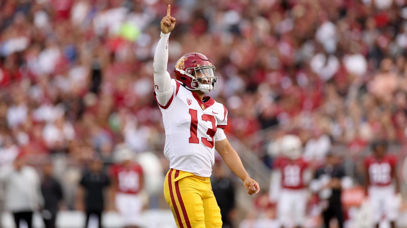 Oozing with talent, USC Trojans' Air Raid offense among best in college ...