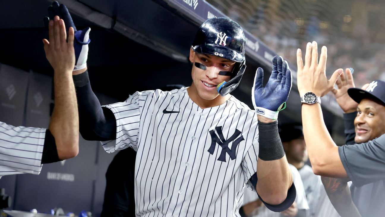 On a magical night in the Bronx, Aaron Judge ties Babe Ruth with 60th ...