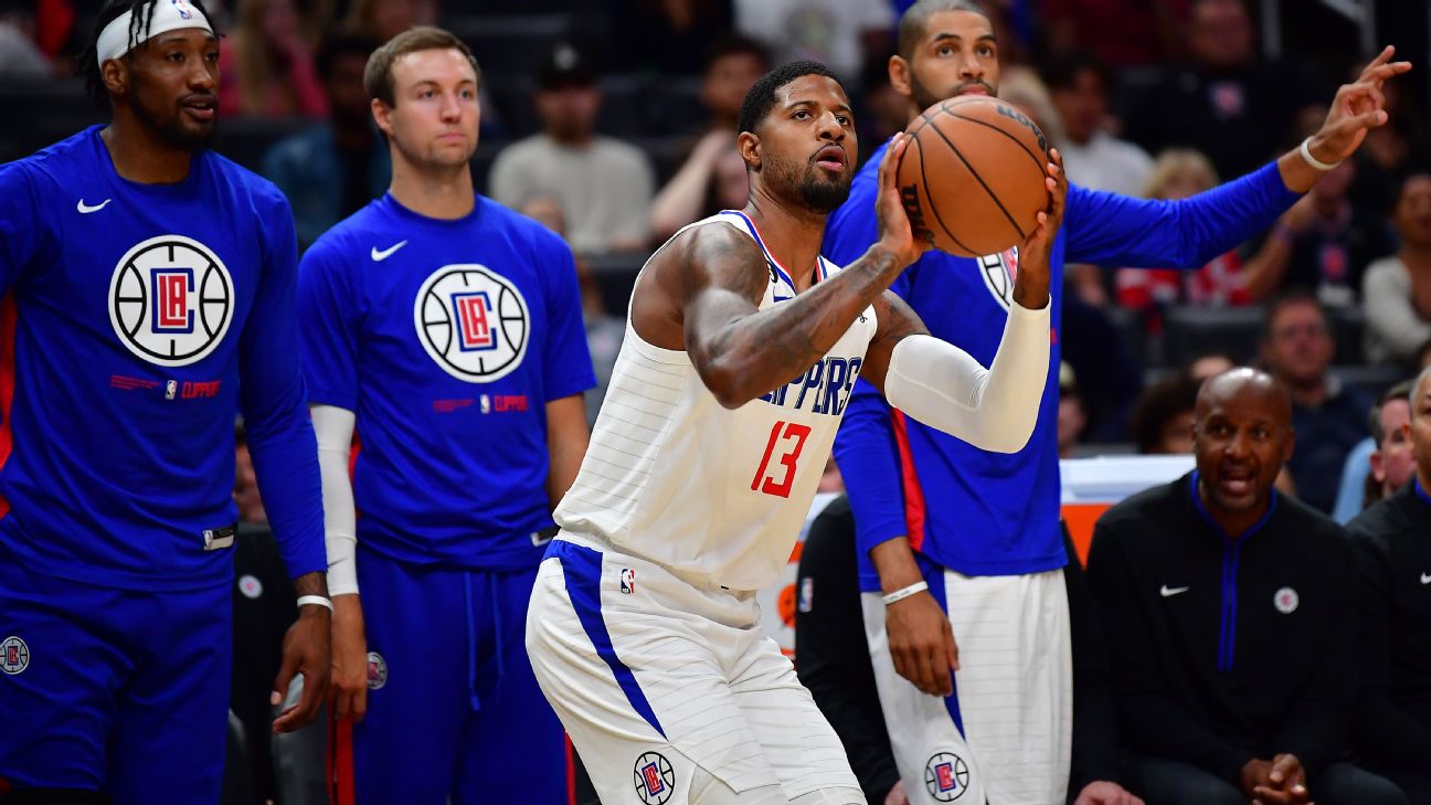 Paul George 'totally fine' being Clippers' No. 2 behind Kawhi Leonard ...