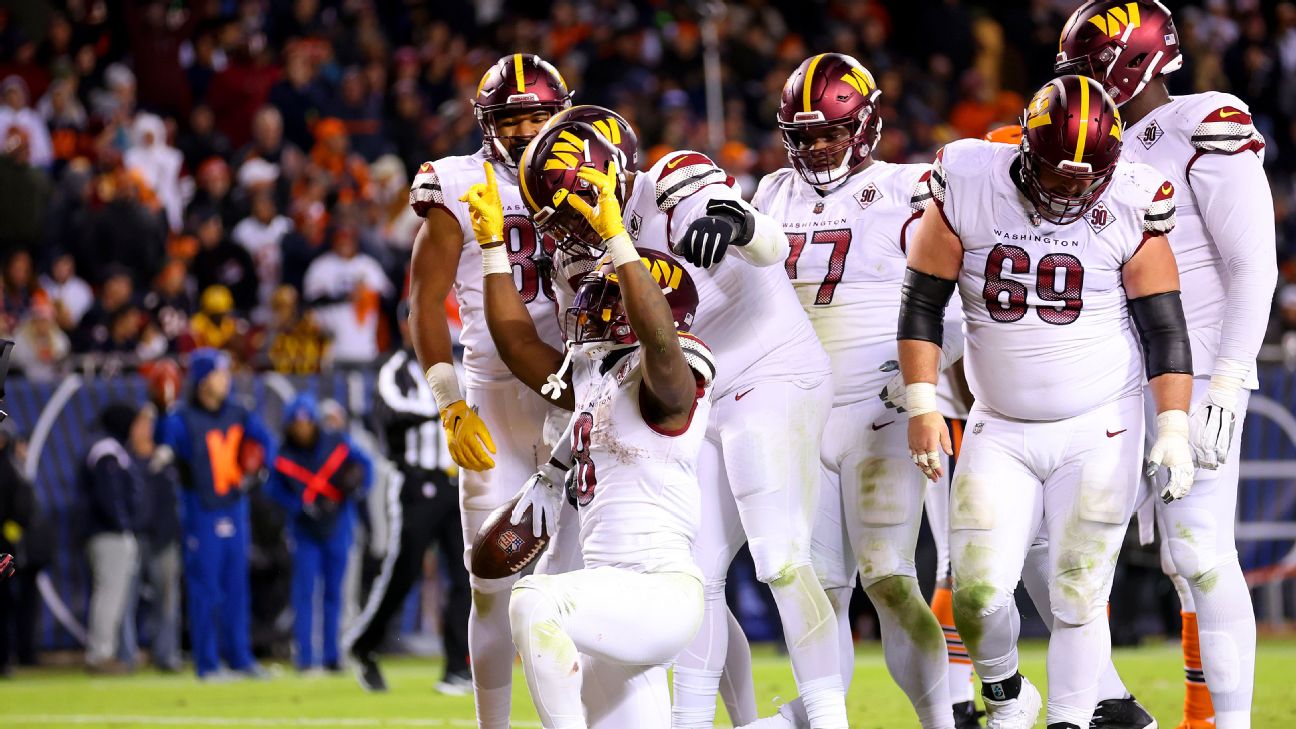 Washington Commanders survive late charge to beat Bears in Chicago ...