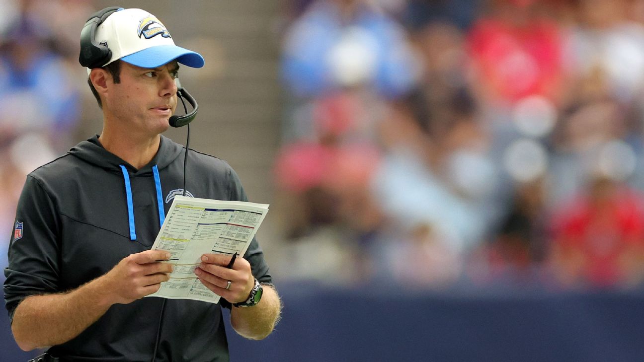 Chargers coach Brandon Staley is here to own the big decisions - ABC30 ...
