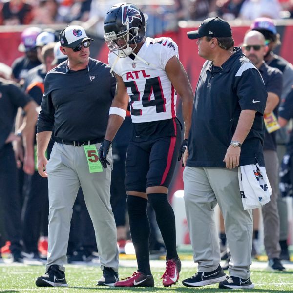 Falcons CB Terrell (hamstring) out vs. Panthers | The Game Nashville