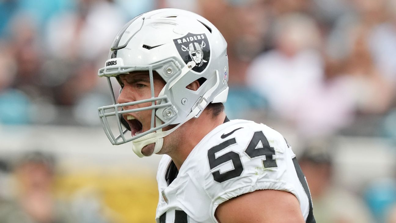 Las Vegas Raiders LB Blake Martinez retires from football - ABC7 Los ...