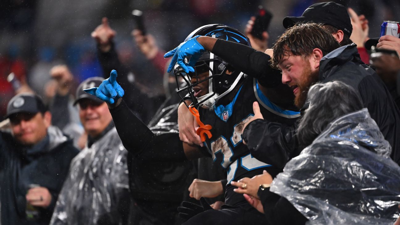 Panthers' D'Onta Foreman shines again, rushes for 130 yards in win ...