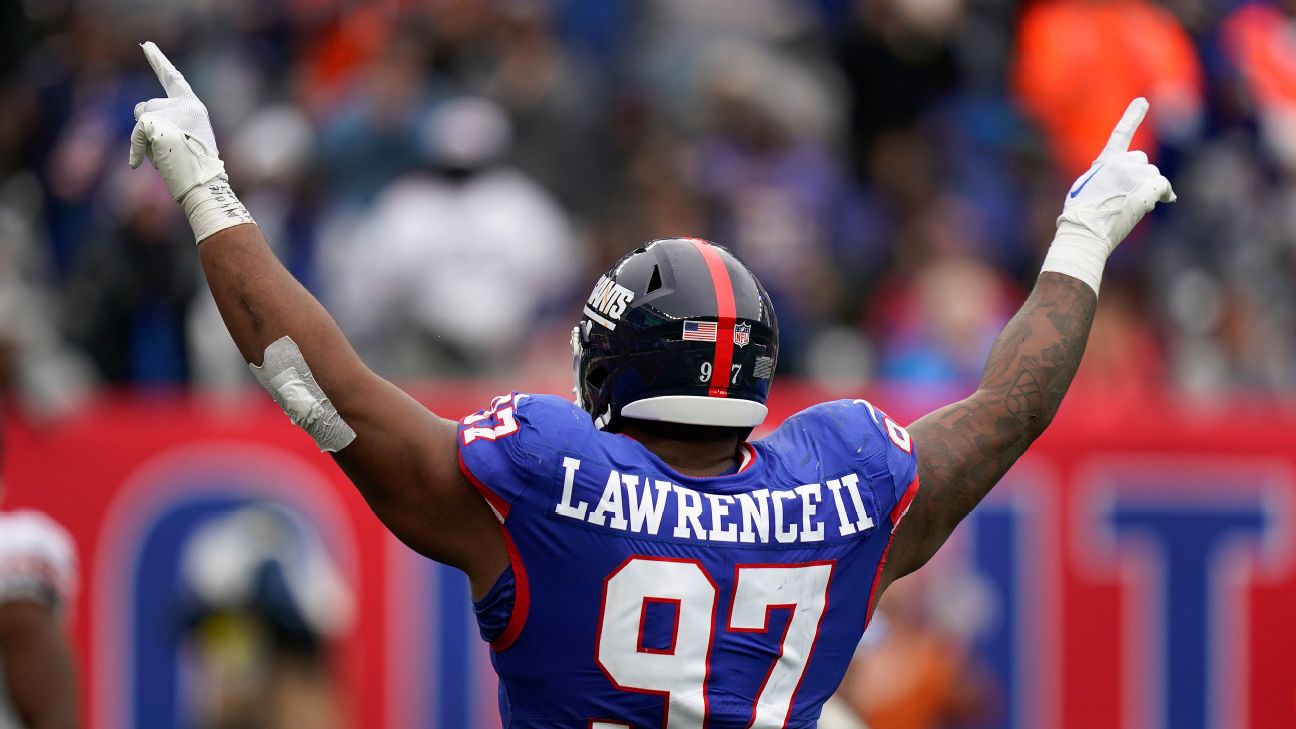 Giants give DT Dexter Lawrence 4-year, $90 million extension - ABC7 New ...