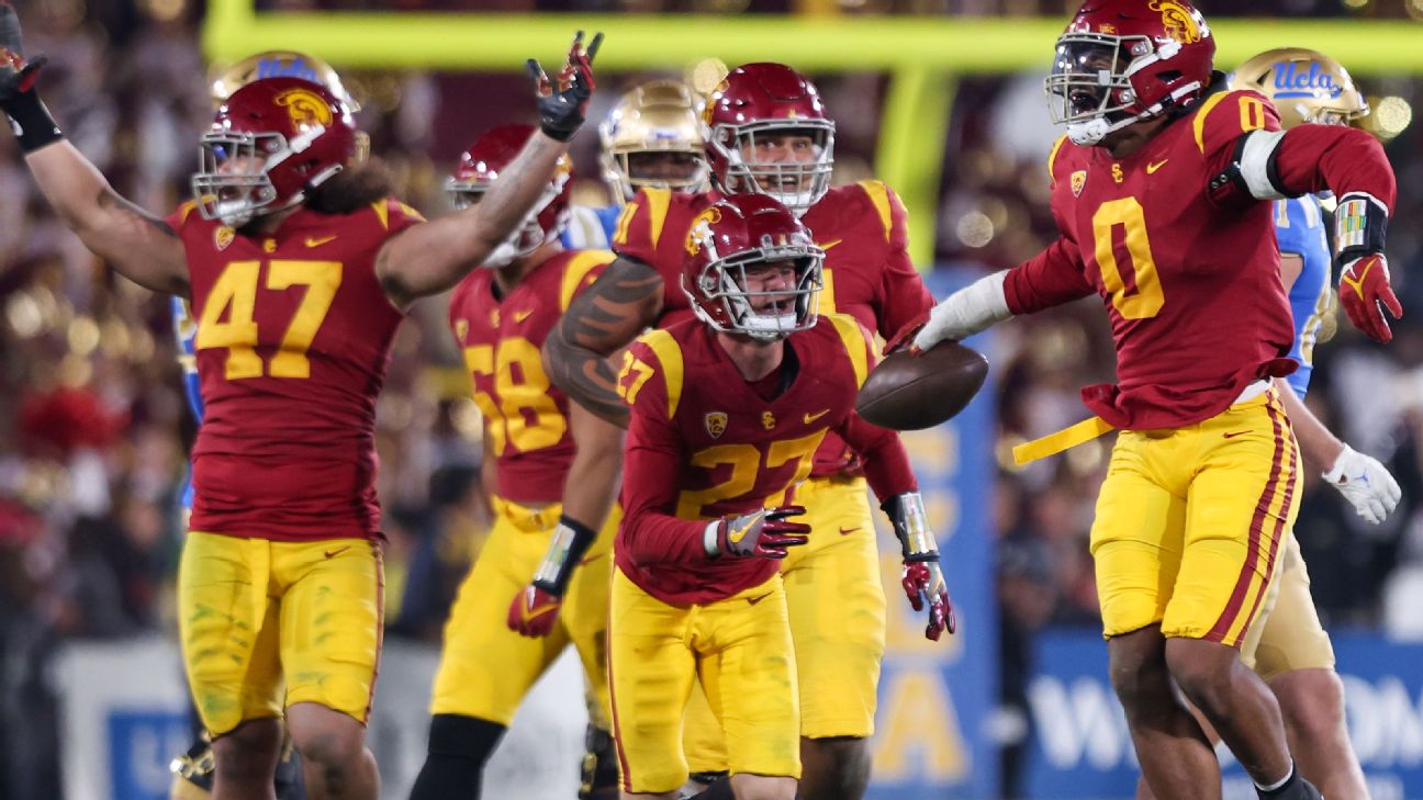 USC joins Georgia, Michigan, TCU in CFP's latest top four - ABC7 Los ...