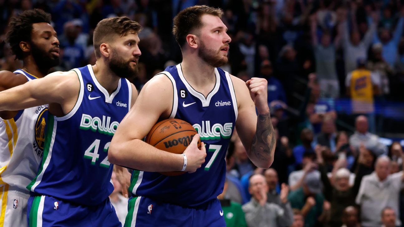 Luka Doncic's latest 40-point triple-double leads Mavs past Warriors ...