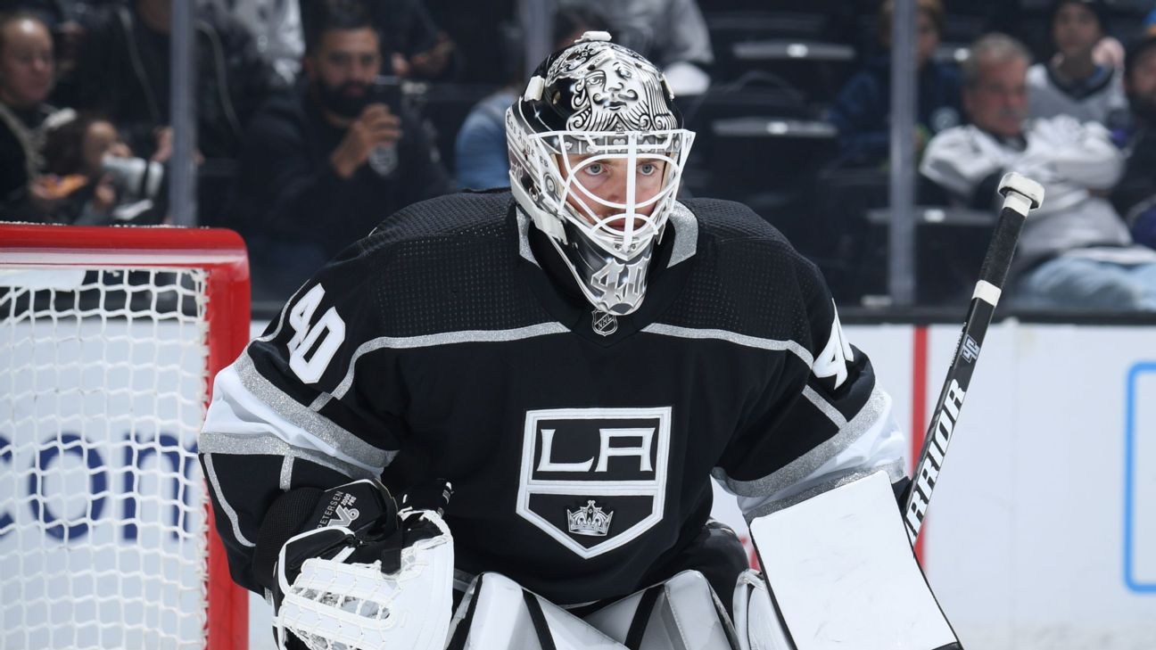 Kings put struggling goaltender Cal Petersen on waivers - ABC7 Los Angeles