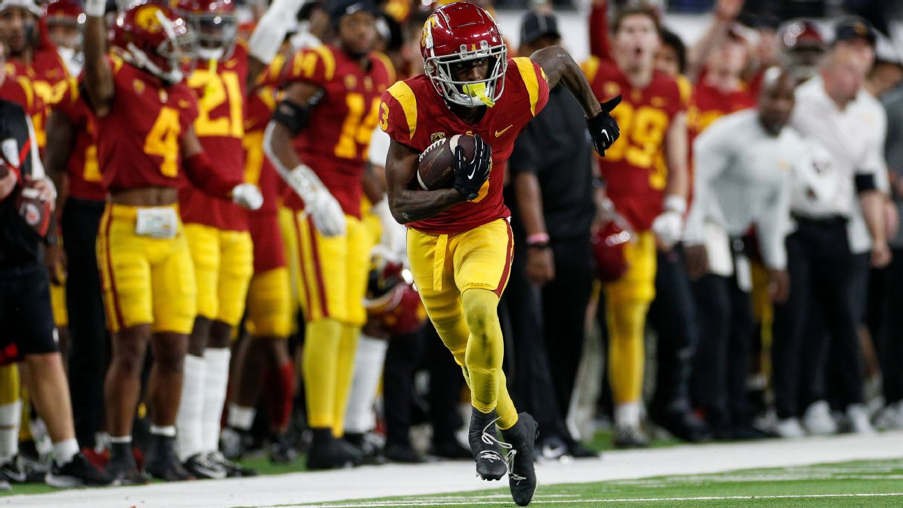 Star Trojans WR Jordan Addison declares for NFL draft - ABC7 Los Angeles