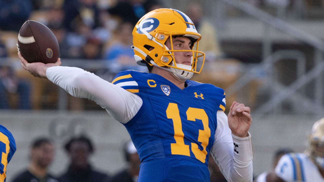 Jack Plummer hits transfer portal after 1 season at Cal - ABC7 San ...