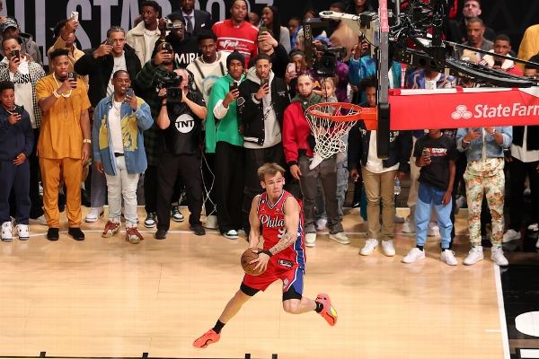 Mac McClung dominates field to win NBA slam dunk contest - 6abc ...