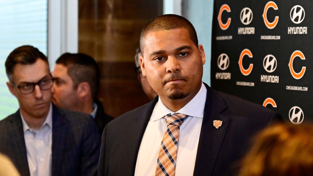 Bears sticking with GM Ryan Poles; will lead search for coach - ABC7 ...