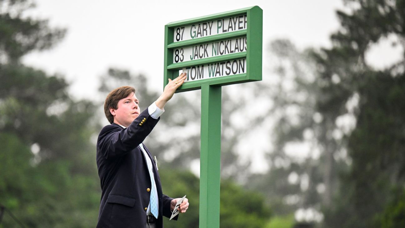 Masters ceremonial tee shot is a bridge between what was and what’s to ...