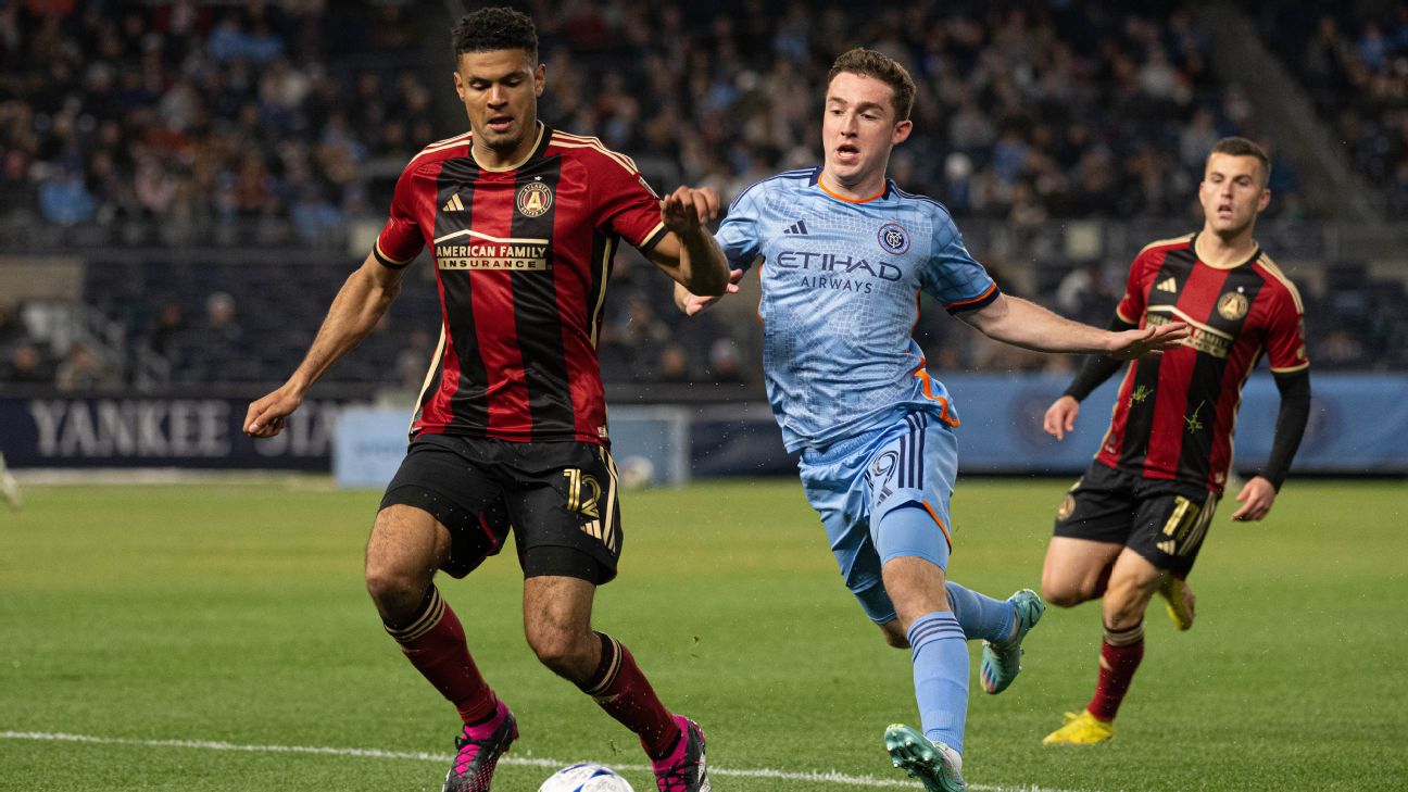 NYCFC salvages draw with shorthanded Atlanta United - ABC7 New York