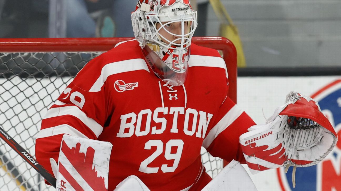 Boston University G Commesso gets 3-year deal from Blackhawks - ABC7 ...