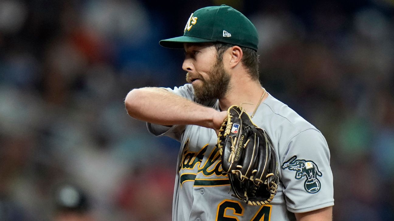 Athletics' Ken Waldichuk undergoes elbow procedure - ABC7 San Francisco