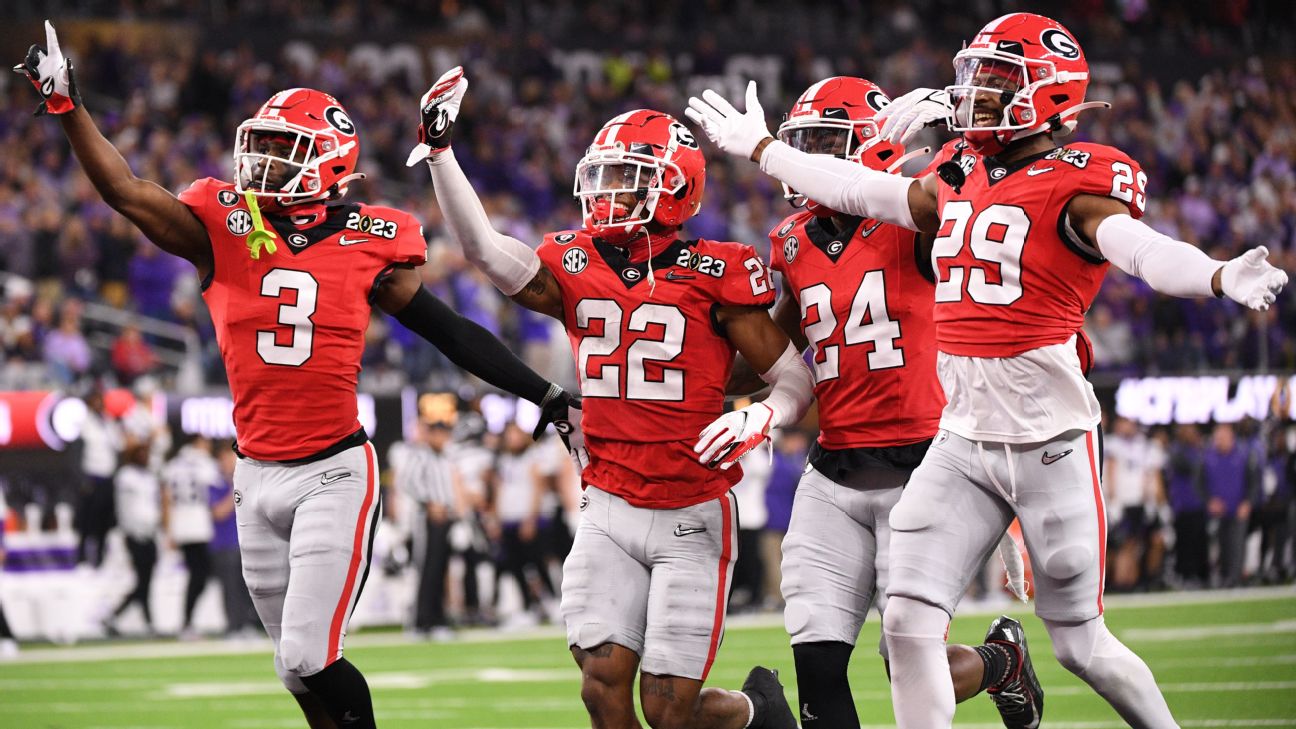 Georgia favored to repeat as rivals draw betting interest - ABC7 Los ...