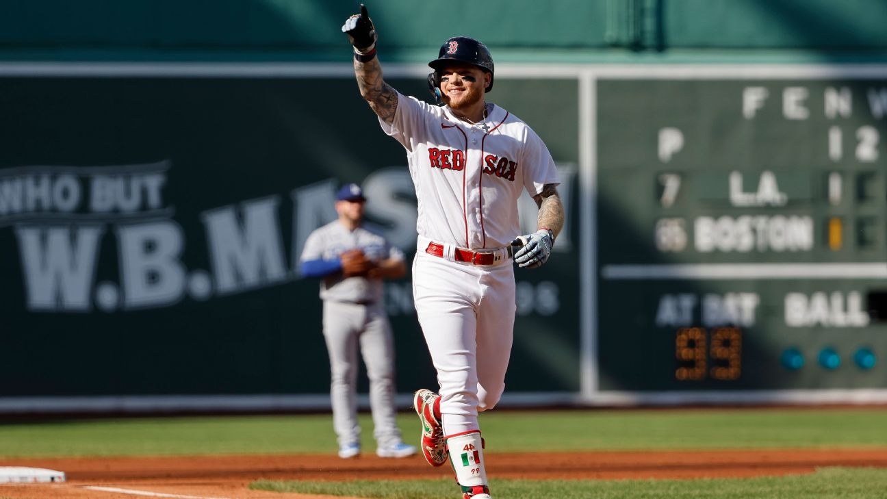 Red Sox trade Alex Verdugo to Yankees for three pitchers - ABC7 New York