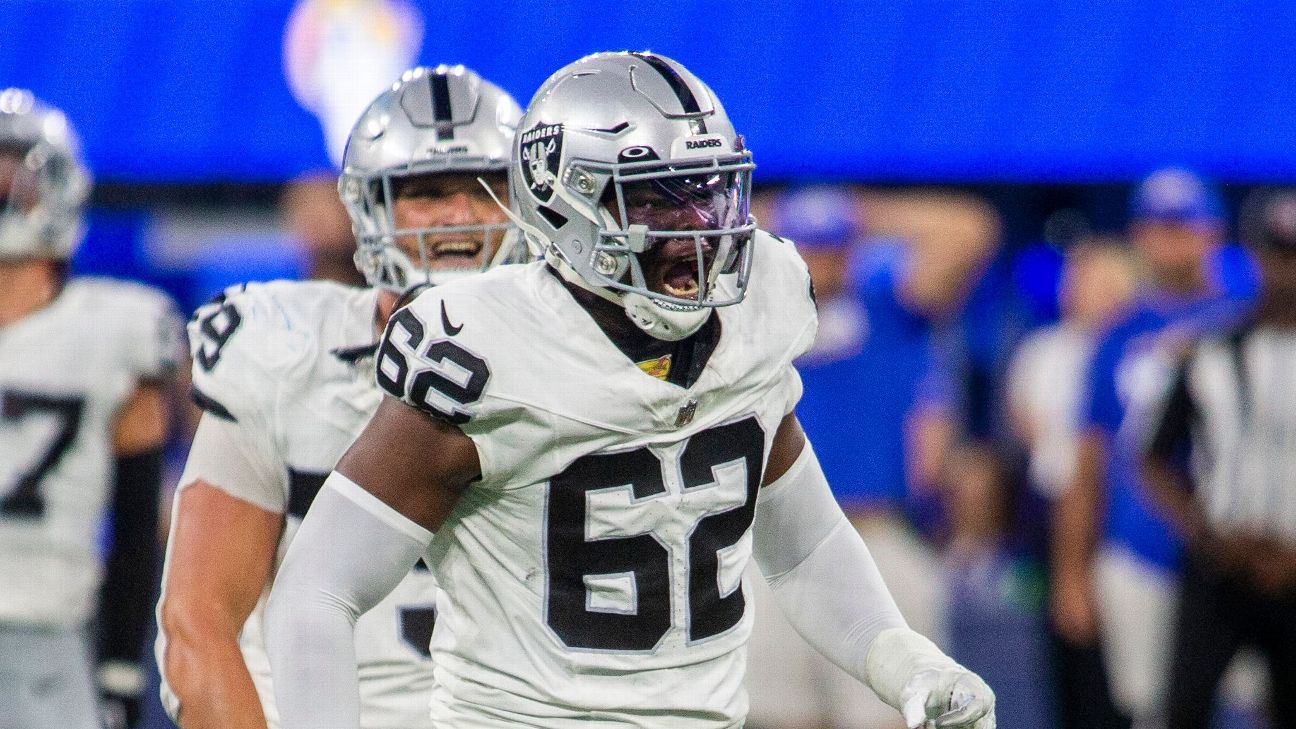 Las Vegas Raiders' David Agoha recalls 'surreal' experience of getting ...