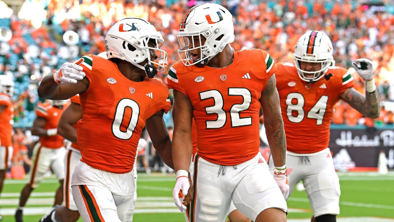 Week 2 takeaways: Miami, Florida State heating things up in ACC - 6abc ...